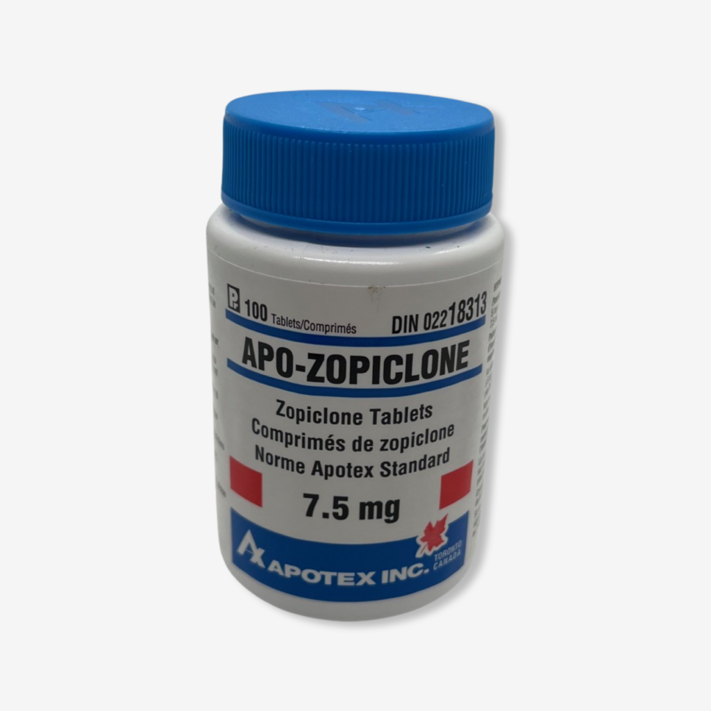 APOTEX – ZOPICLONE 7.5MG [100 TABS] [SLEEP] | Canada Steroid Depot