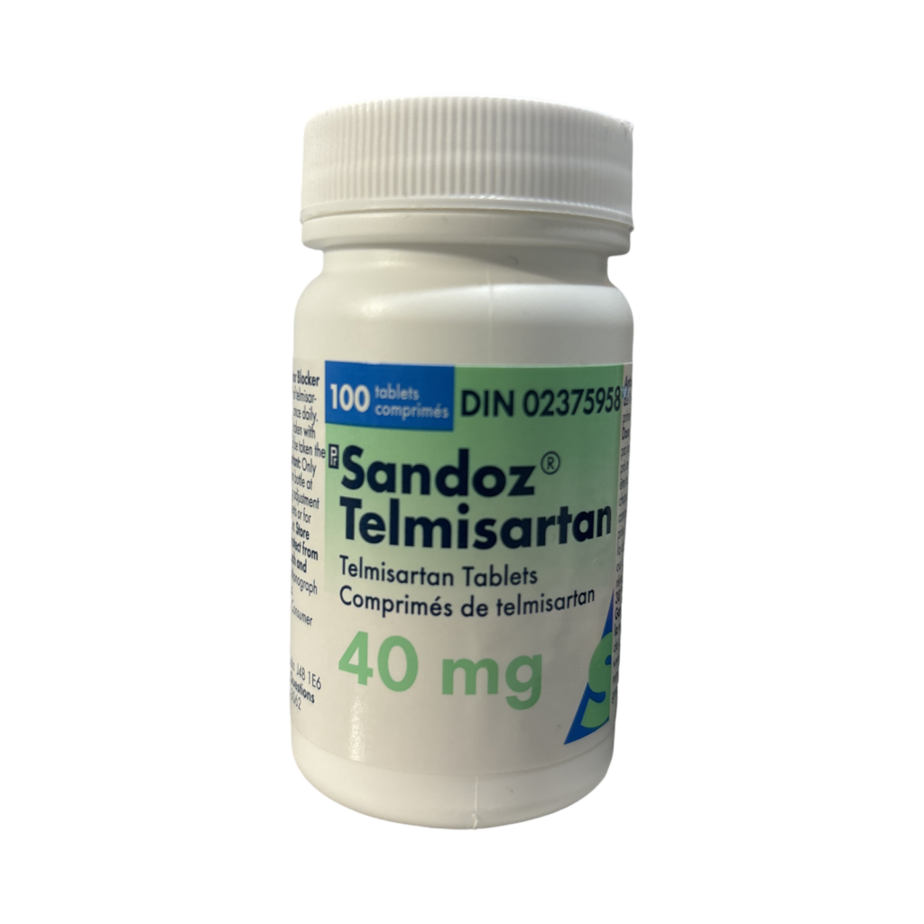 Sandoz telmisartan (blood pressure) 40mg x 100 | Canada Steroid Depot